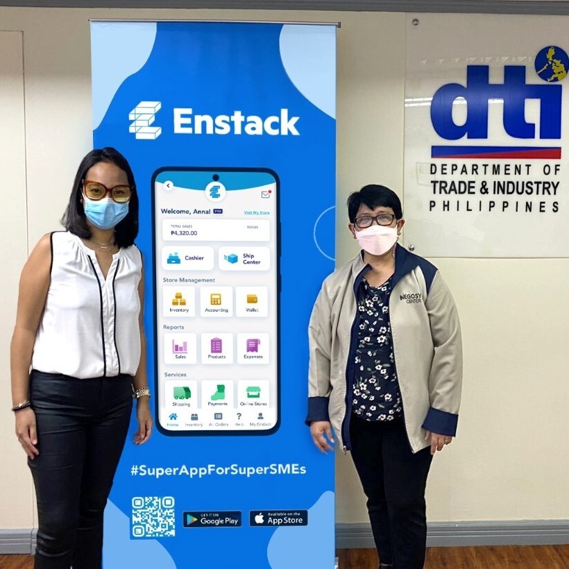 Enstack and DTI, through the Negosyo Centers, work together to empower ...
