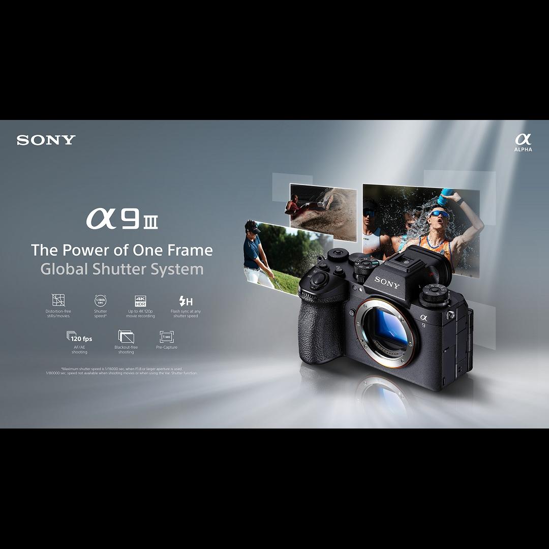 Sony Releases the Alpha 9 III; the World’s First Full-Frame Image ...