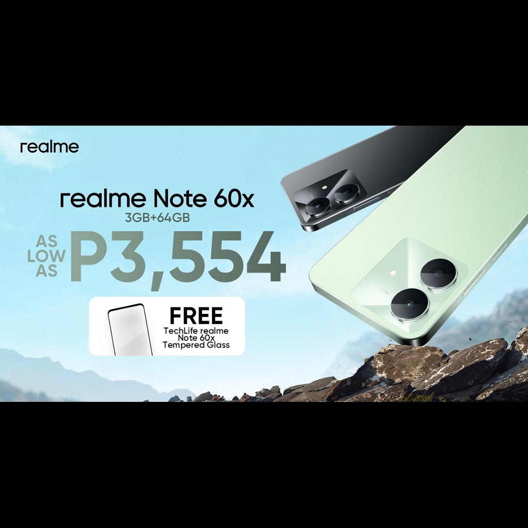 realme Note 60x: Now Available in 3GB+64GB Storage Variant