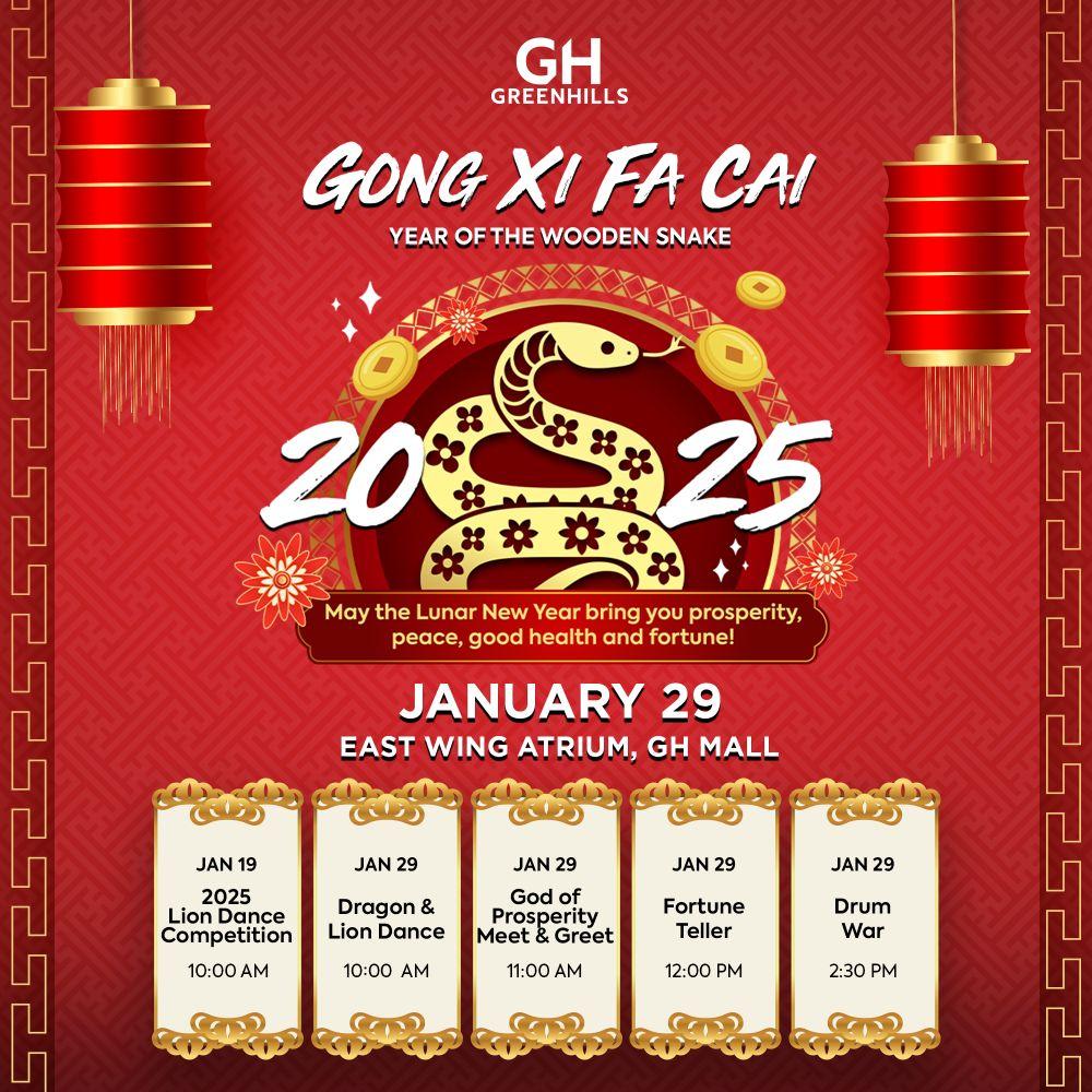 Ring in A Prosperous Year of The Snake at GH Mall and Estancia Mall