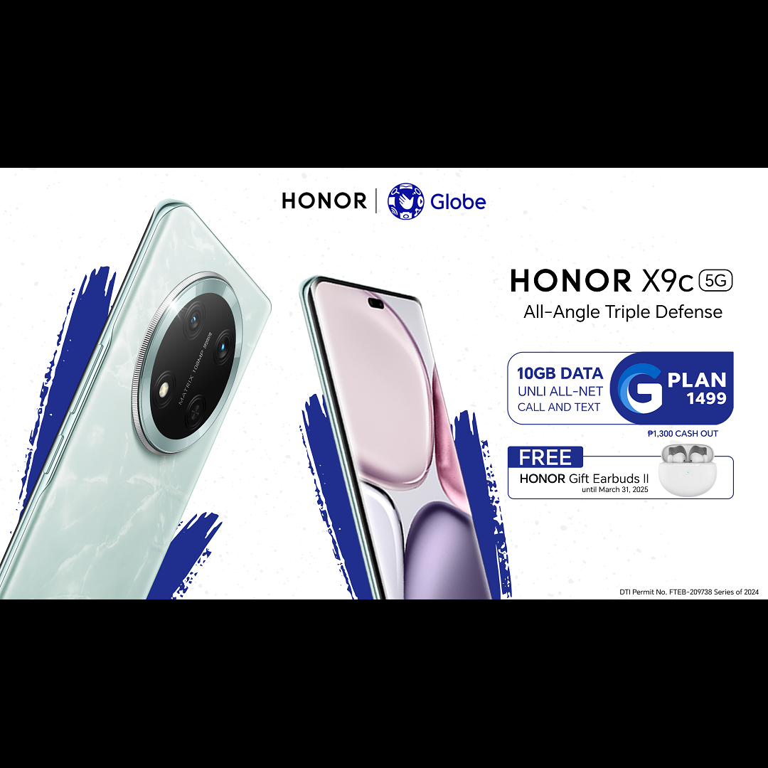 LOOK: You Can Now Get HONOR X9c 5G via Globe Postpaid Plans with FREE ...