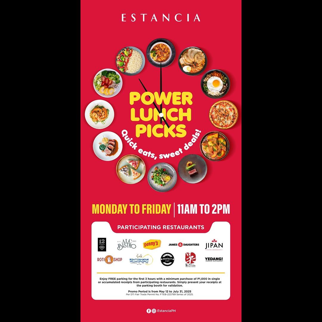 Weekday Lunches Just Got Better with Estancia Mall’s Power Lunch Picks
