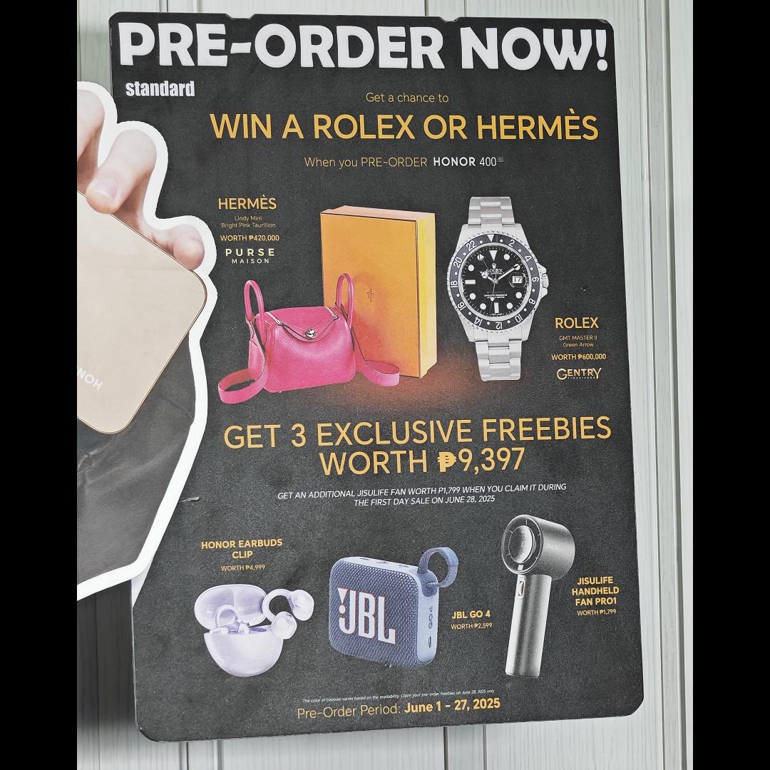 SPOTTED: ₱1M Worth of Rolex and Hermés Giveaway When You Pre-order ...
