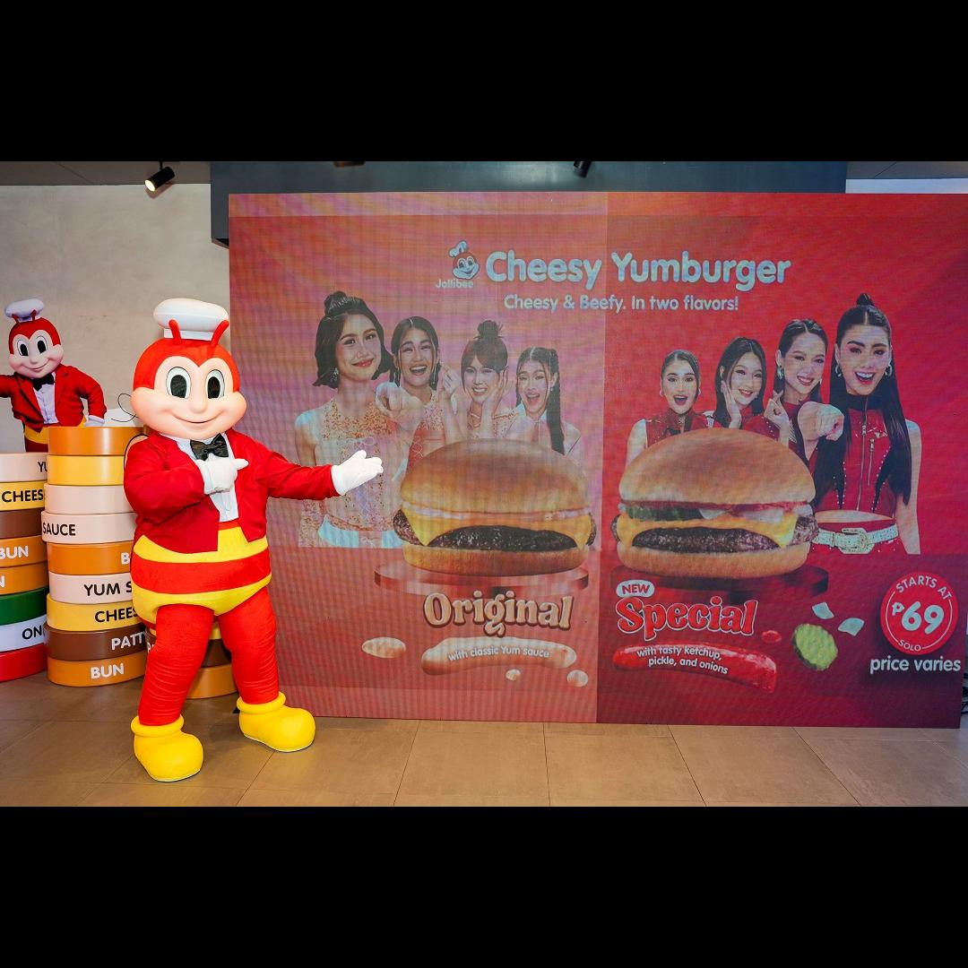 Cheesy & Beefy, Now in Two Flavors: Jollibee’s Cheesy Yumburger Levels ...