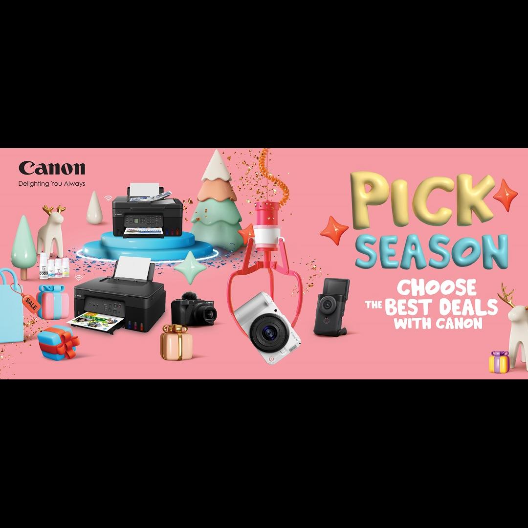 Create this Holiday Season with Canon’s Pick Season Offers