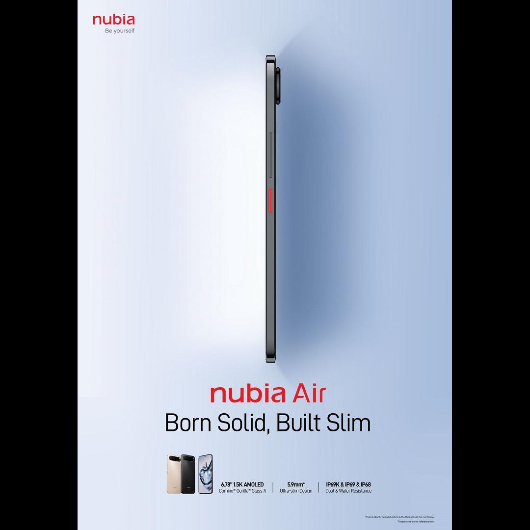nubia Philippines Launches nubia V80 Design and nubia Air, Kicking Off ...