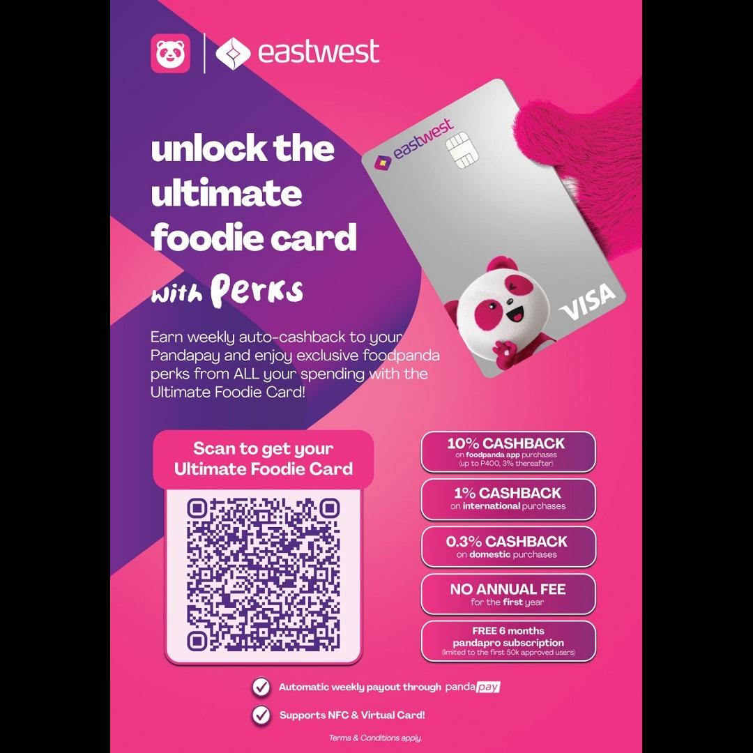 EastWest, foodpanda, and Visa Reward Cravings with the New Credit Card